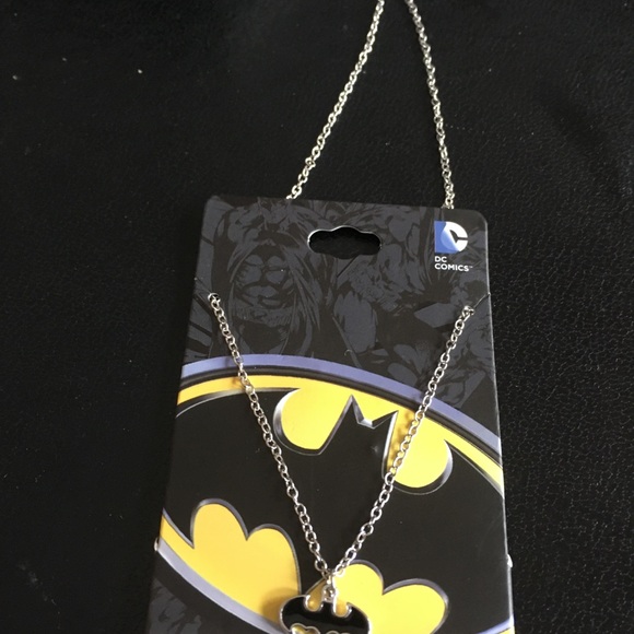 DC Comics | Jewelry | Dc Batman Logo Necklace 8 New | Poshmark